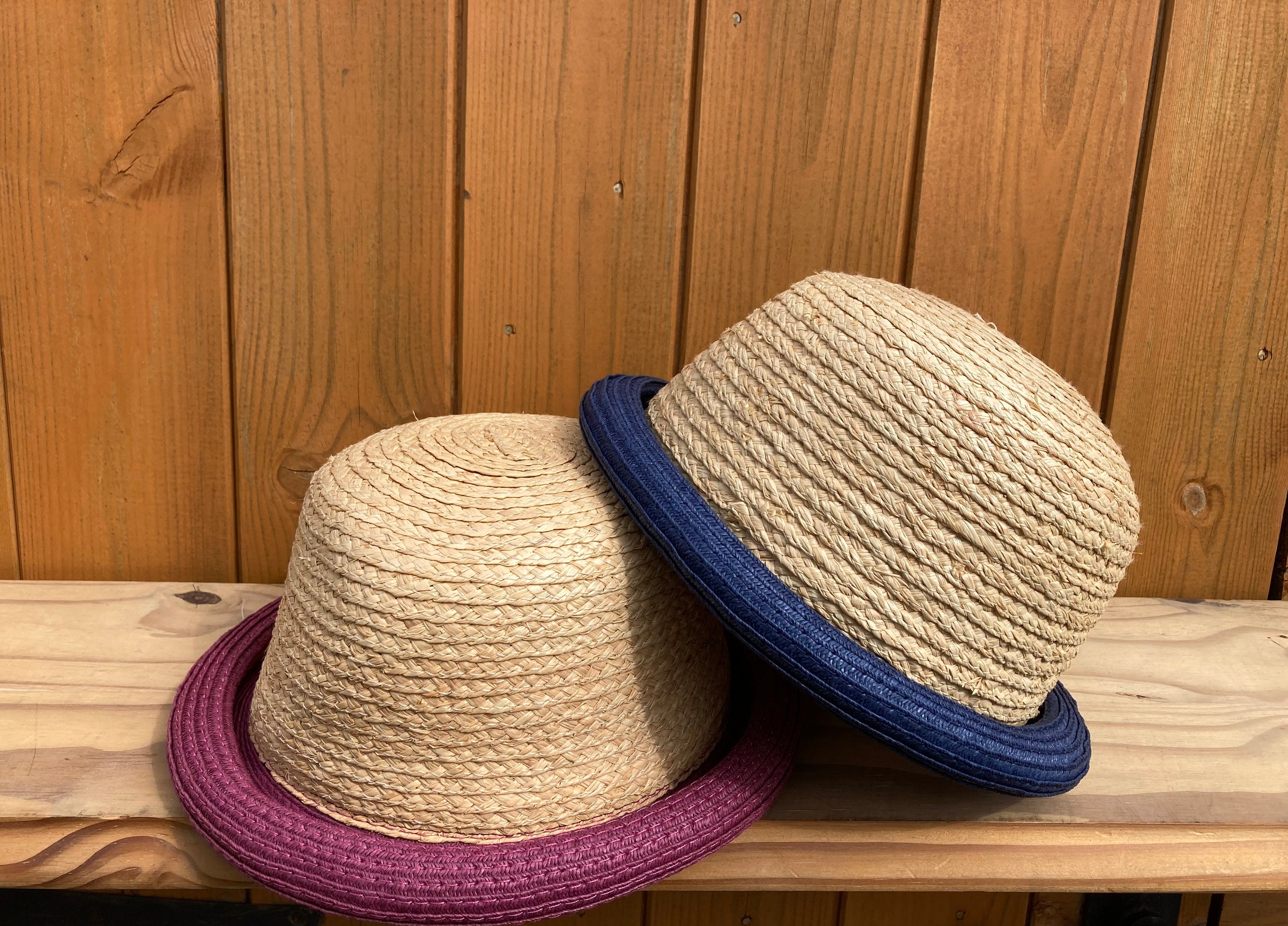Summer Bowler Hat Classic Style Men & Womens Straw Hat - Etsy