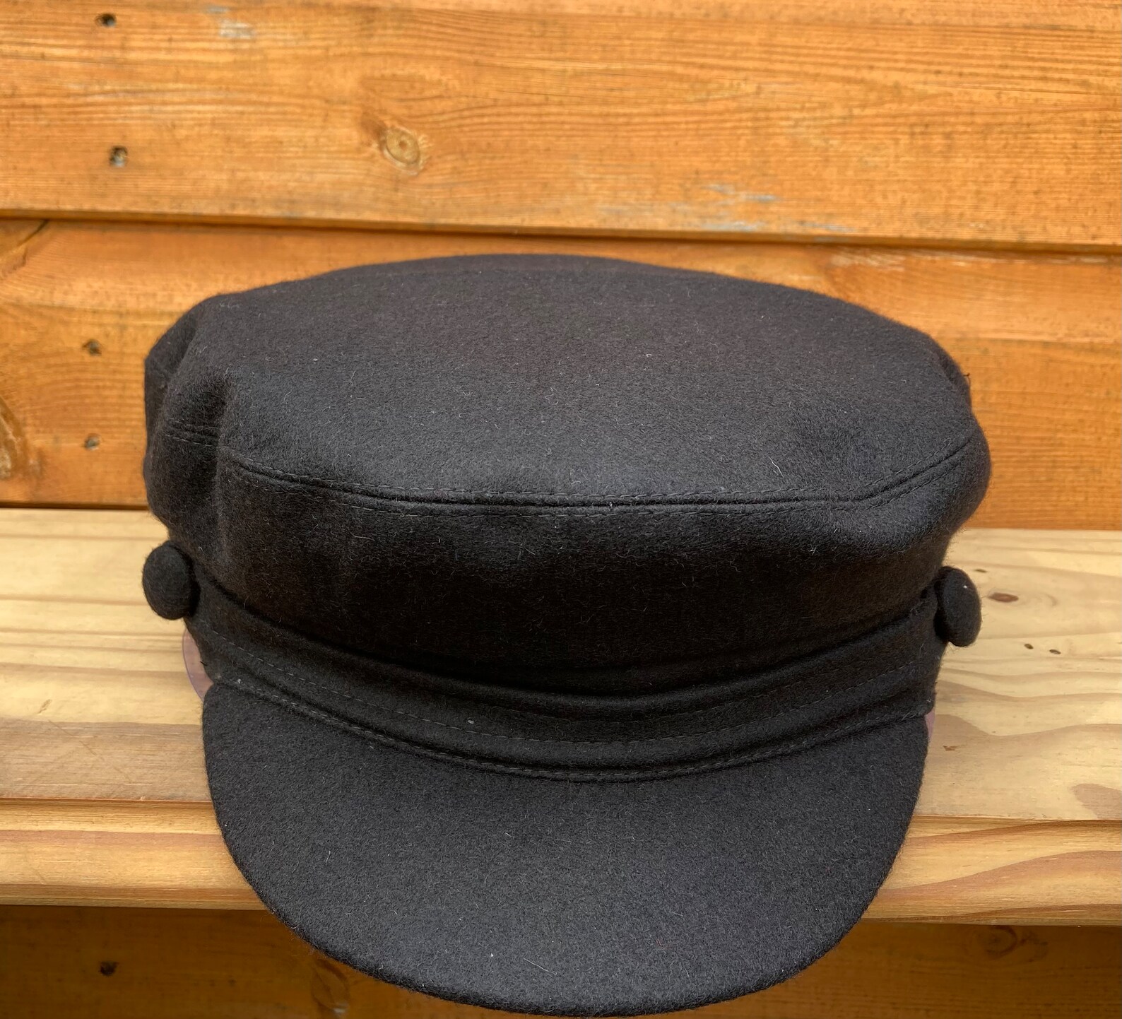 Fiddler Cap Wool Felt Breton Fisherman Fiddler Caps Black - Etsy