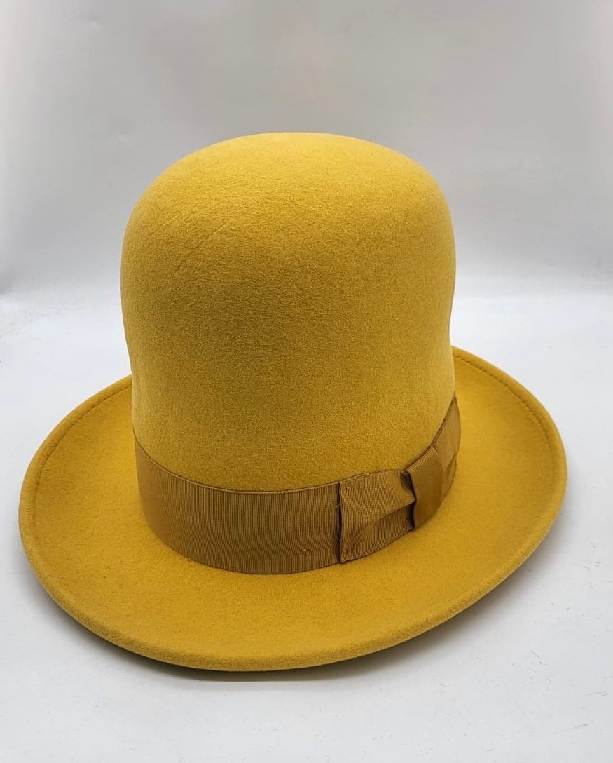 TALL BOWLER HAT Classic English Premium Wool Bowler Hat Formal - Etsy