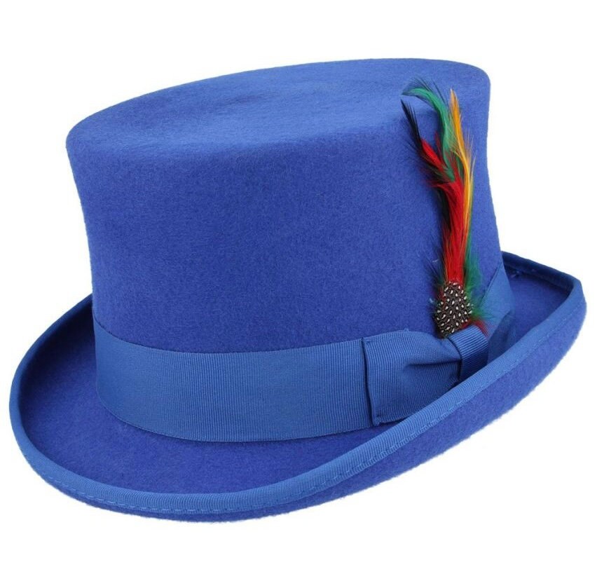 FORMAL HAT Wool Felt Victorian Top Hat Wedding Hat Traditional - Etsy