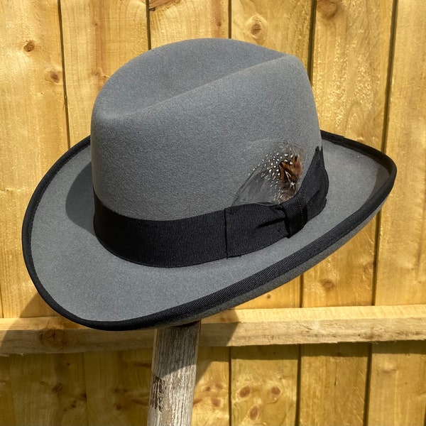 Homburg Hat - Etsy