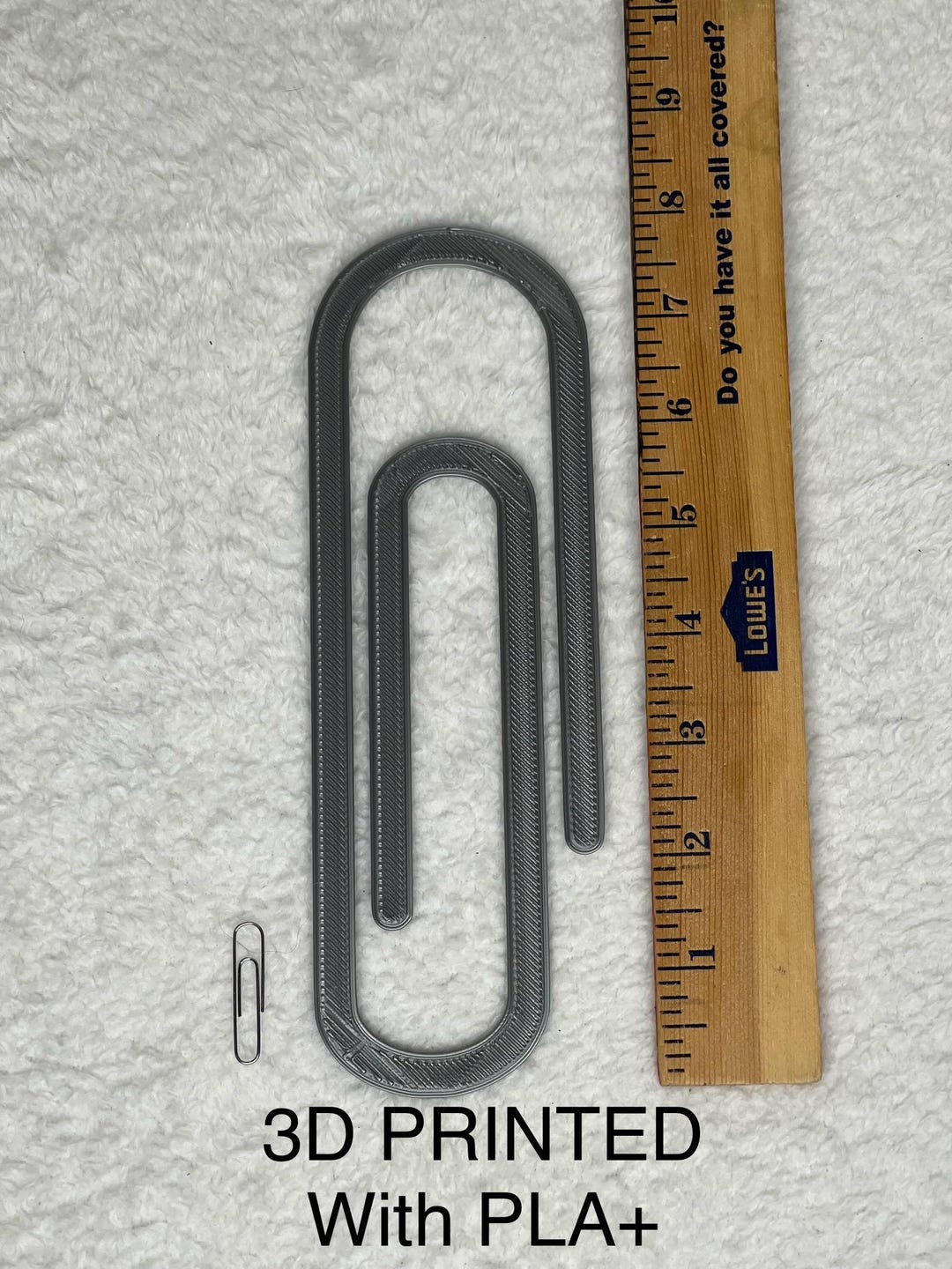 GIANT Paperclip (pack of 3) - 3D Printed - Bookmark - Etsy