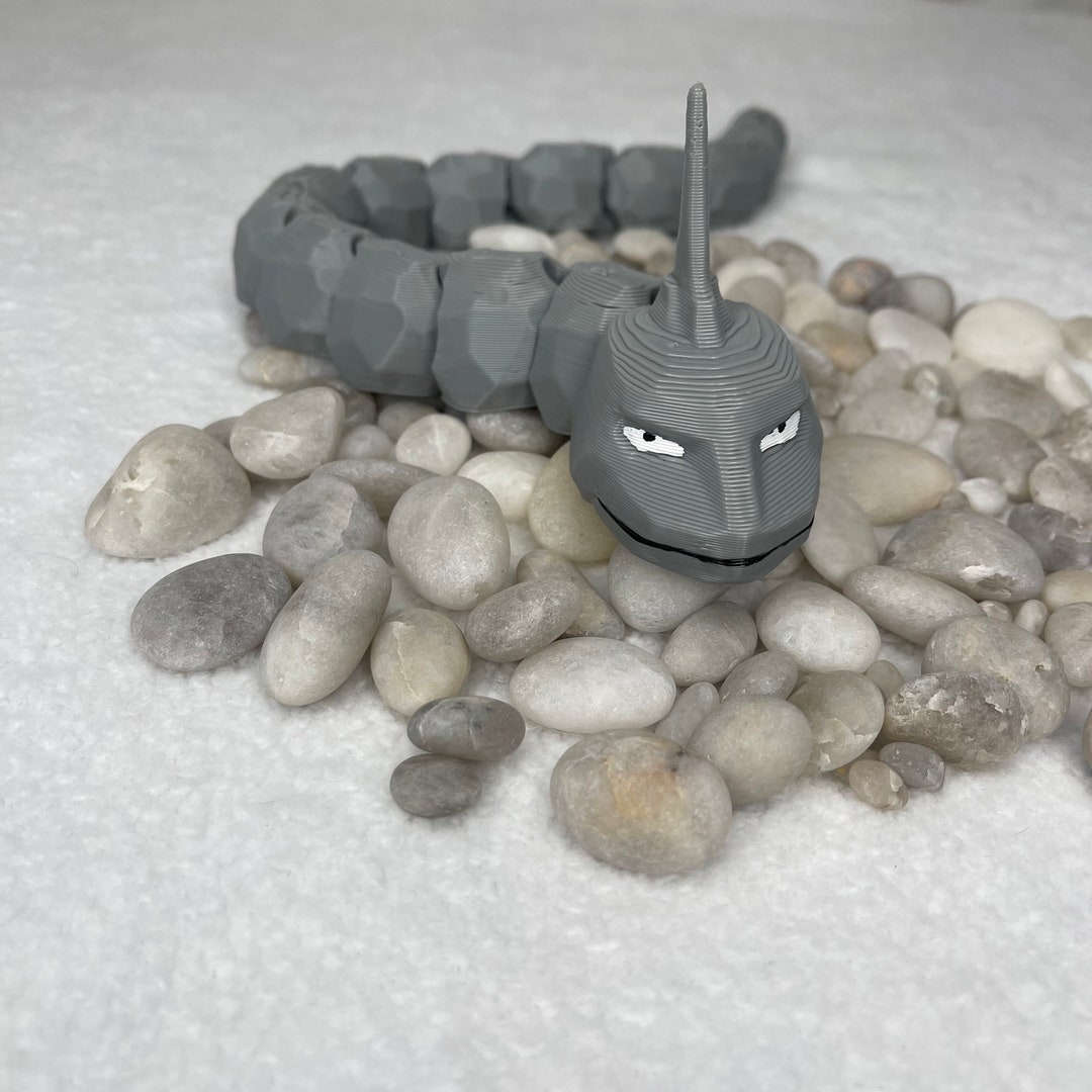 Onix Fidget Toy Flexi Pokémon Figure 3D Printed - Etsy