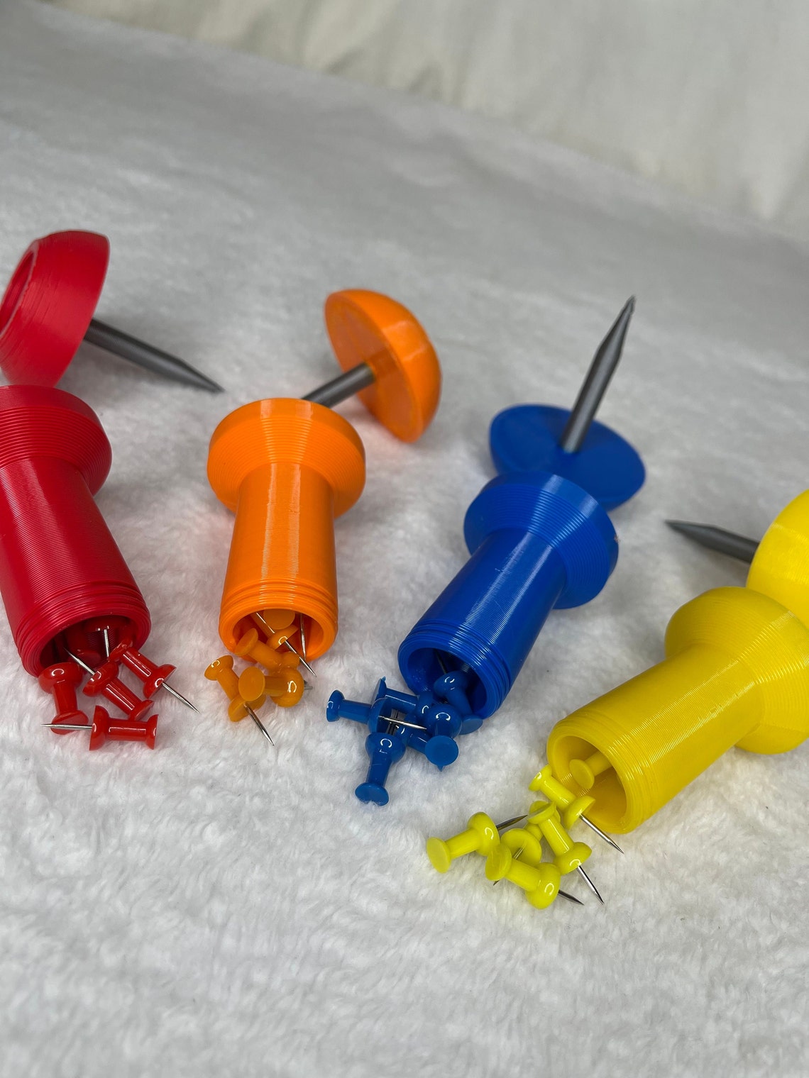 GIANT Thumb Tack Storage Container pack of 4 3D Printed - Etsy