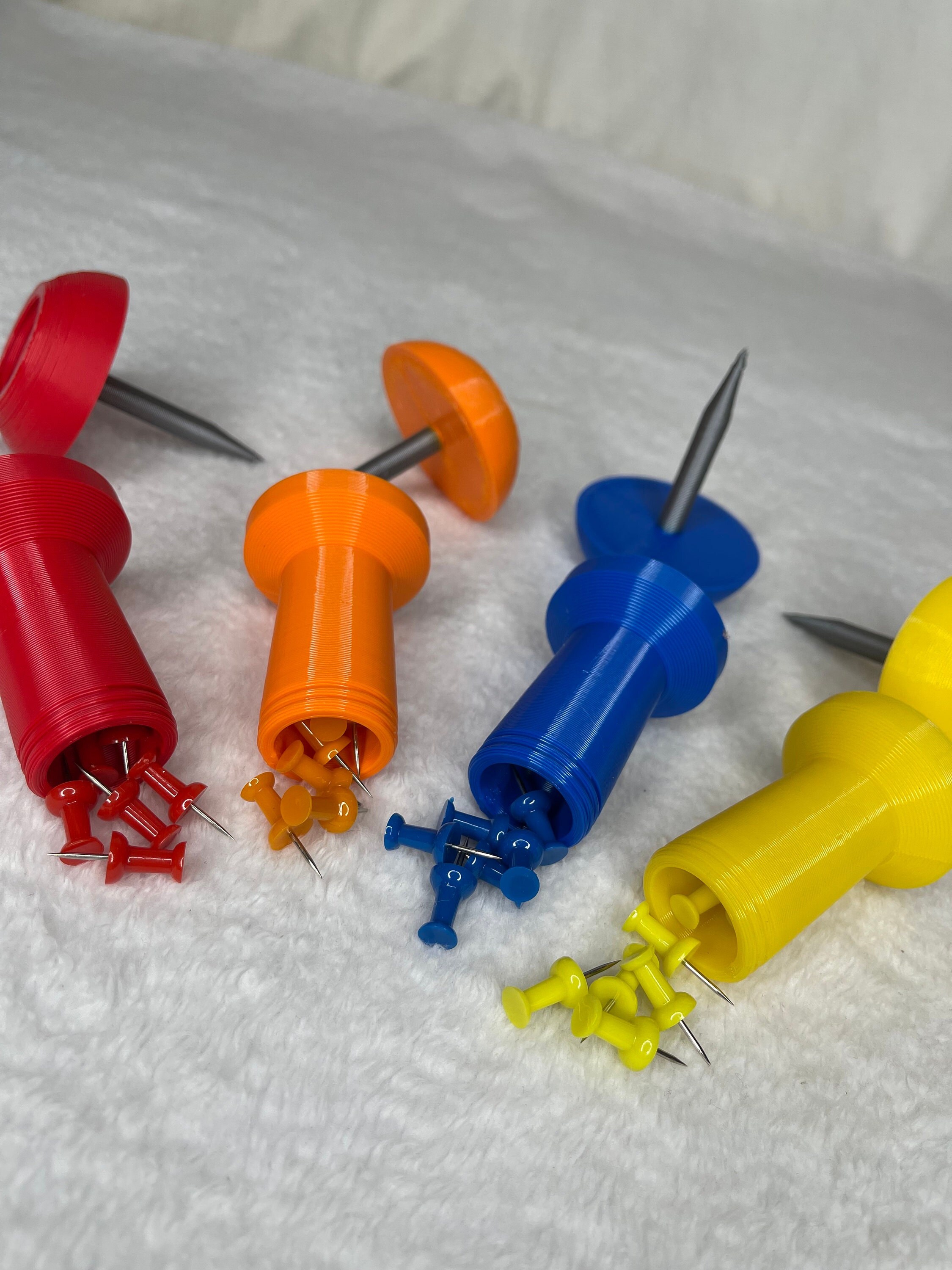 GIANT Thumb Tack - Storage Container (pack of 4) - 3D Printed - Etsy