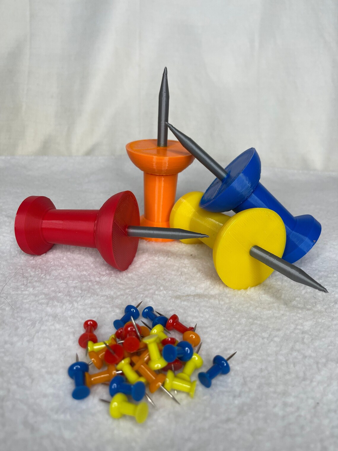 GIANT Thumb Tack Storage Container pack of 4 3D Printed - Etsy