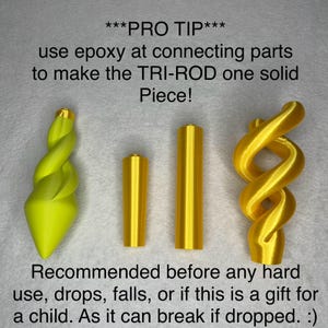 TRI ROD - Trirod- Full Size - Echoes of Wisdom - 3D Printed - 1:1 Scale ...