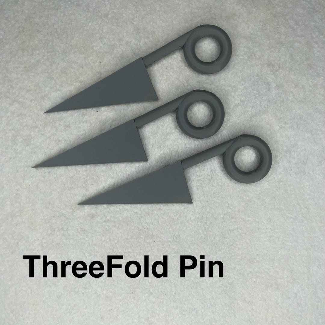 Threefold Pin - Cosplay Accessory - Etsy
