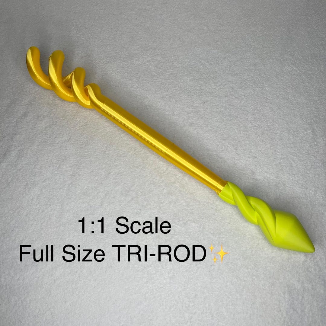 TRI ROD - Trirod- Full Size - Echoes of Wisdom - 3D Printed - 1:1 Scale ...