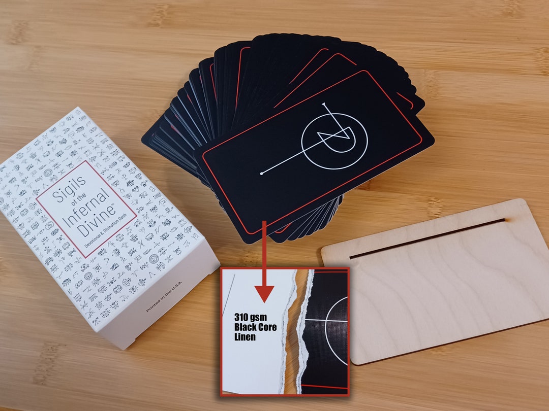 Sigils of the Infernal Divine - 310 GSM Linen - Etsy