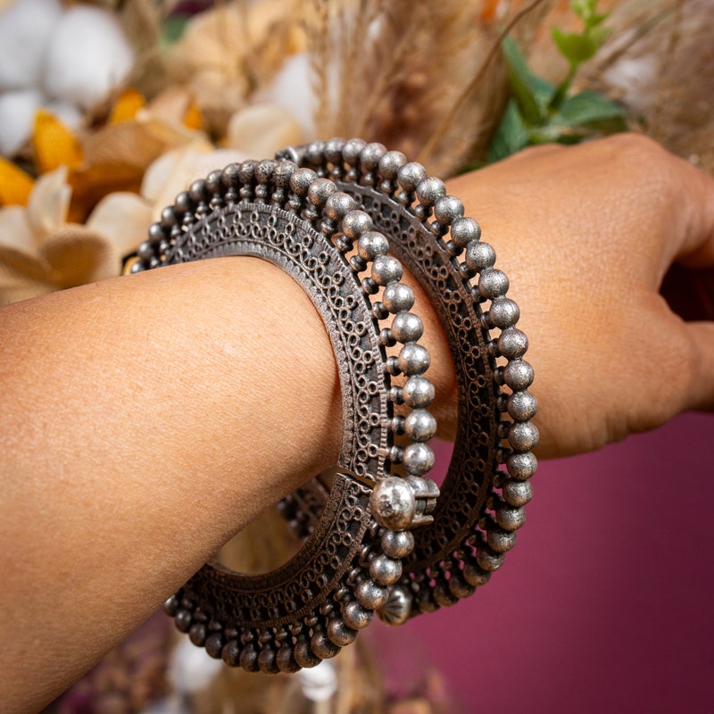 Oxidized Bangles - Etsy