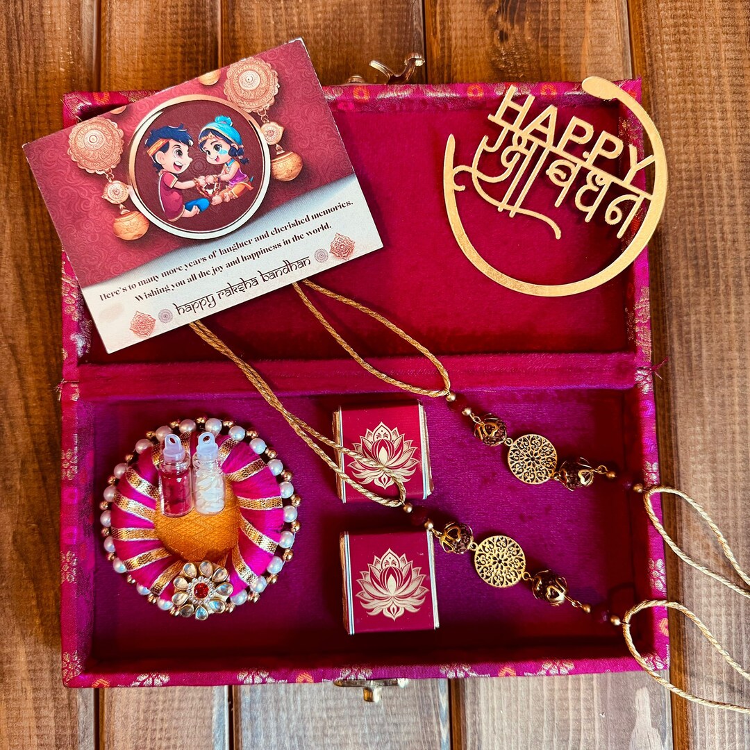 Rakhi for Brother, Rakhi Hamper, Rakhi Gift Box, Rakhri Set, Rakhi Box ...
