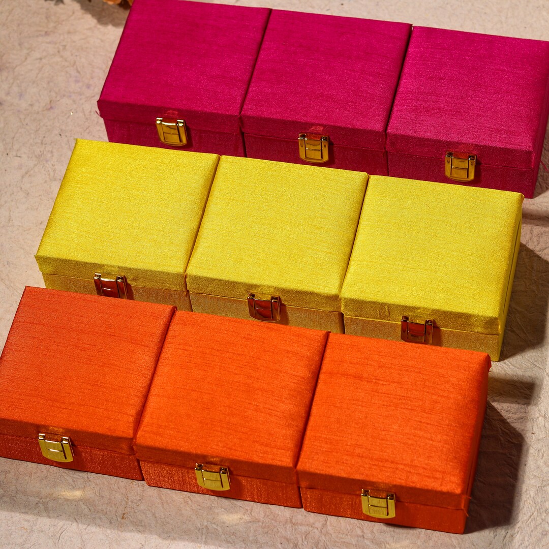 Indian Gift Box, Indian Wedding Favor, Shagun Box, Puja Favor ...