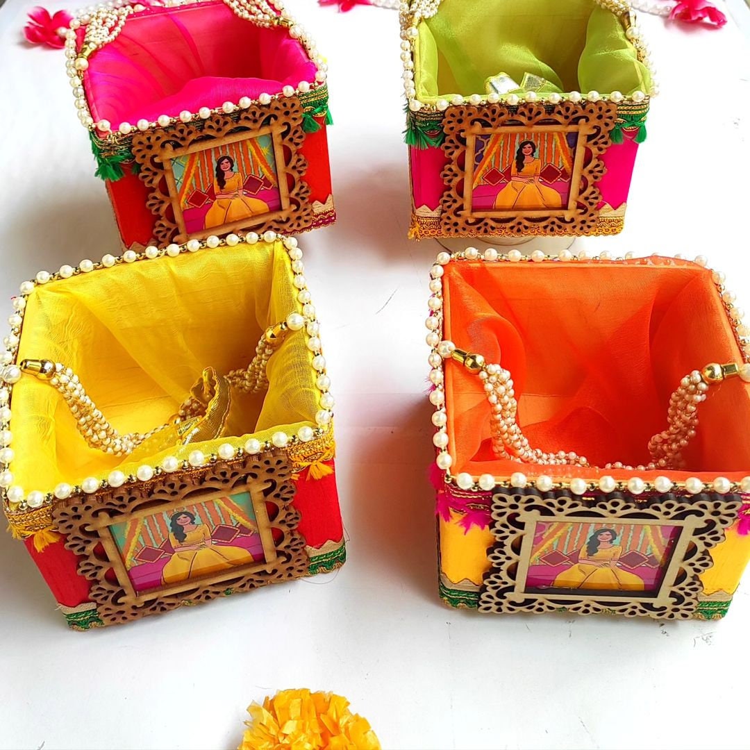 Mini Trunks for Haldi Favors, Indian Wedding Favors, Indian Bulk Favors ...
