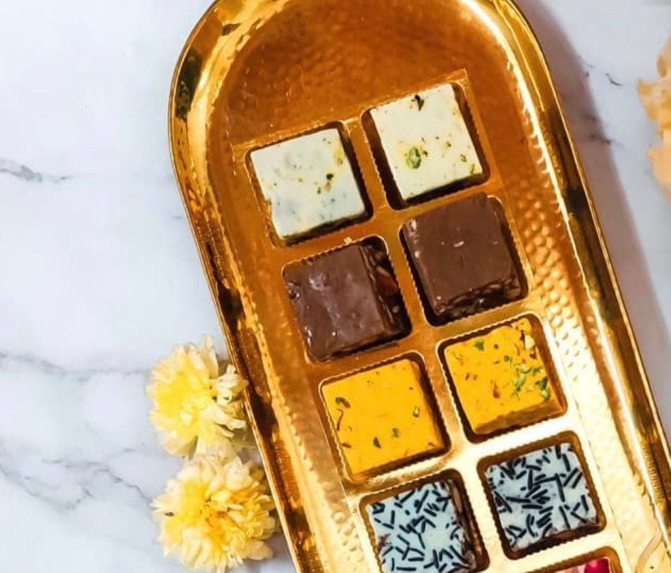 5 Boxes of 10 Pc Mithai Indian Sweets Mithai Box Indian Mithai Desi ...