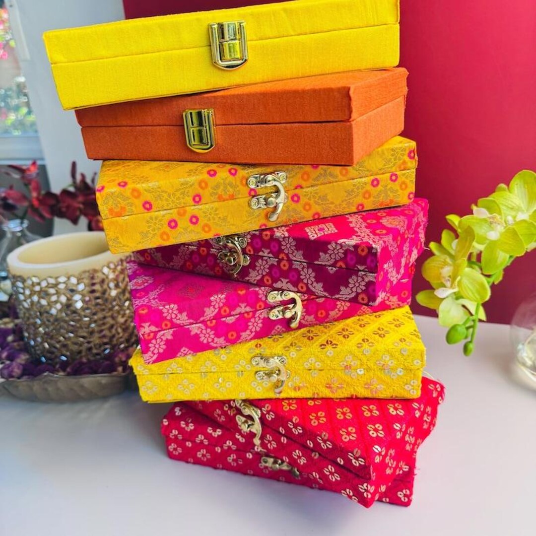 Indian Gift Box, Indian Wedding Favor, Shagun Boxes, Cash Box ...