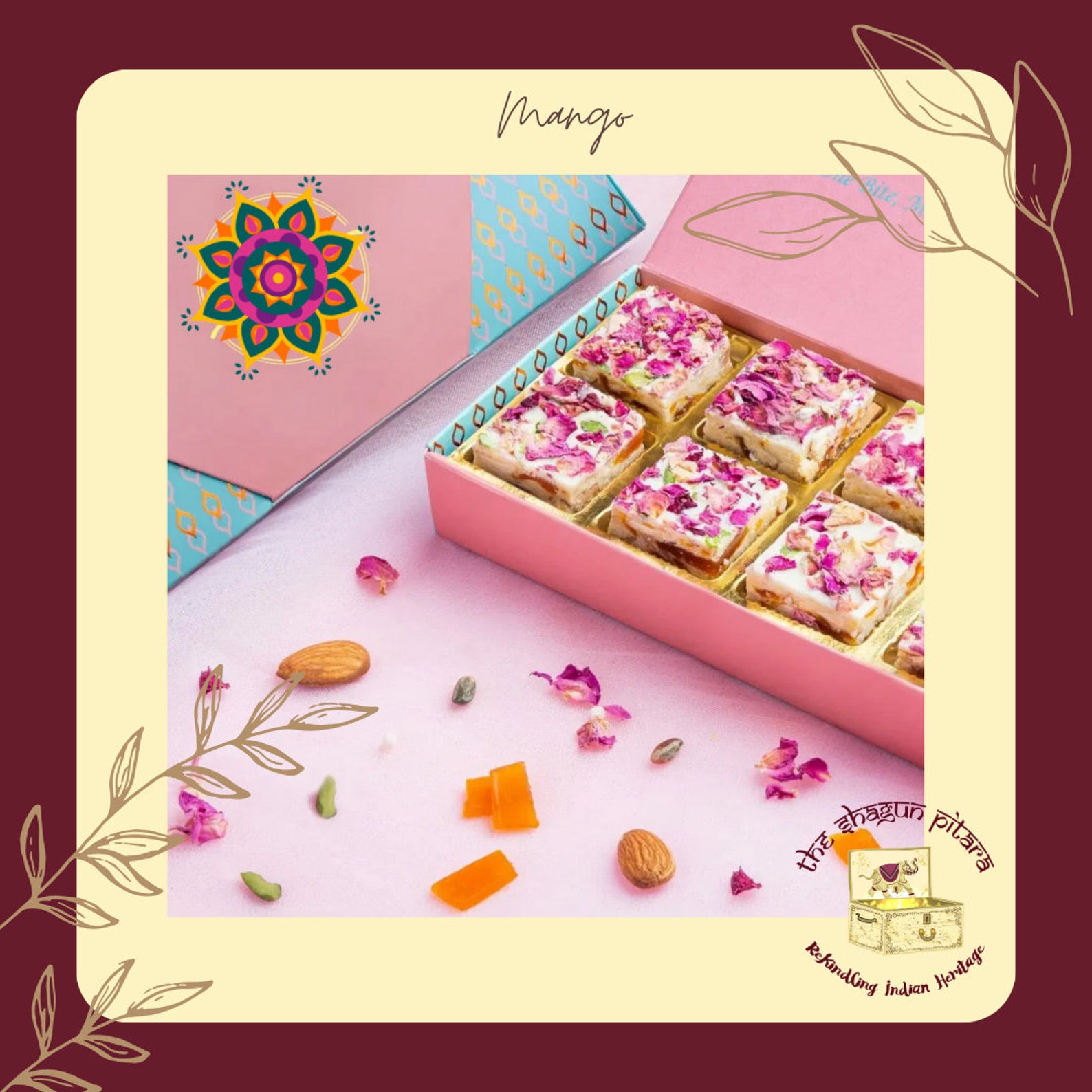 Diwali Sweet Box, Indian Sweets for Diwali, Homemade Mithai Box, Crunch ...