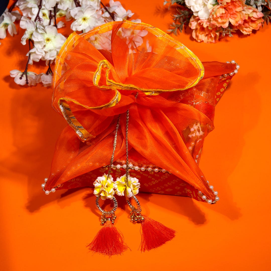 Potli Box, Potli Basket, Mithai Basket, Indian Wedding Favor, Wedding ...