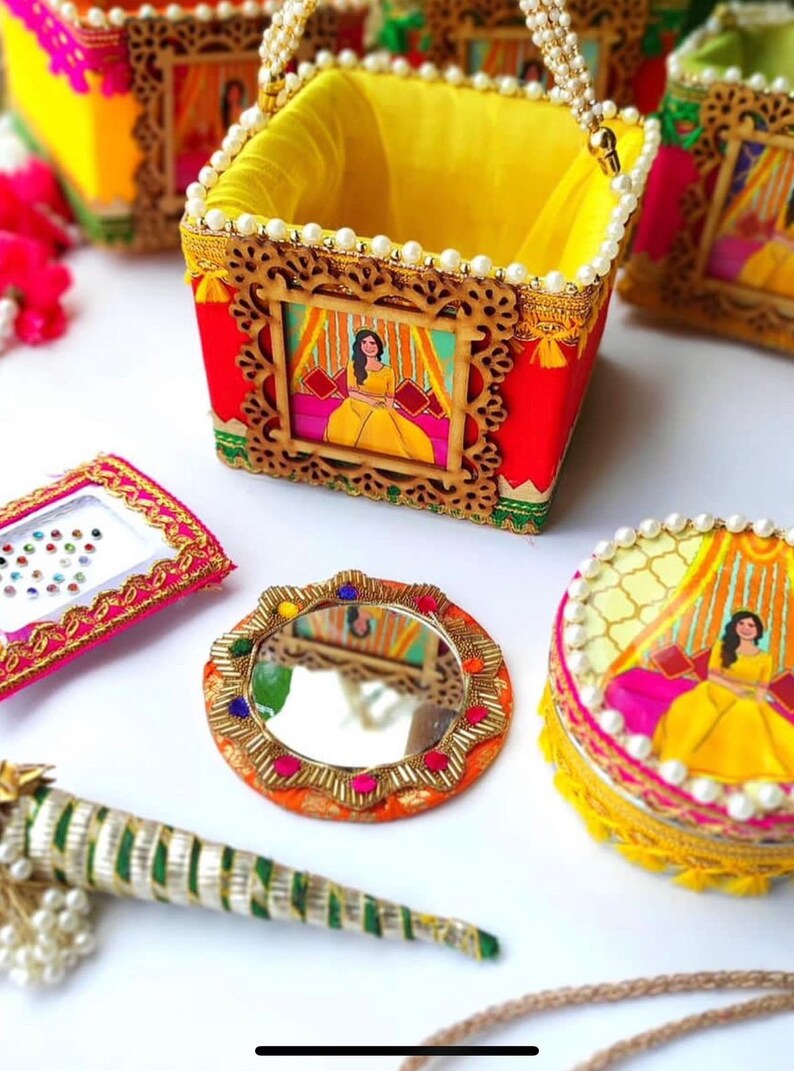 Mini Trunks for Haldi Favors, Indian Wedding Favors, Indian Bulk Favors ...
