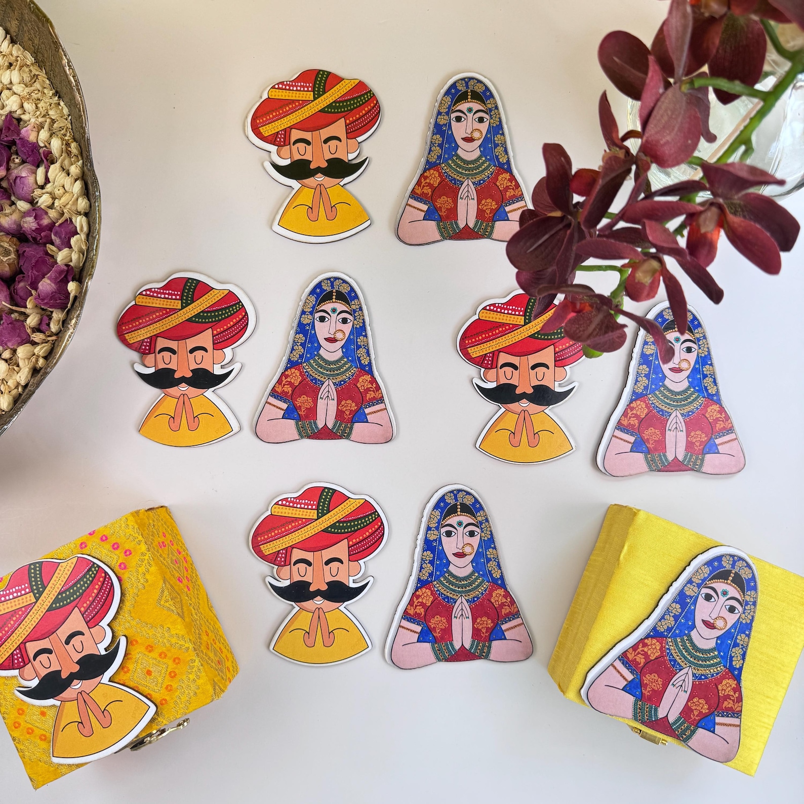 Rajasthani Tags, Desi Wedding Props, Wedding Tags, Shaadi Tags, Mehndi ...