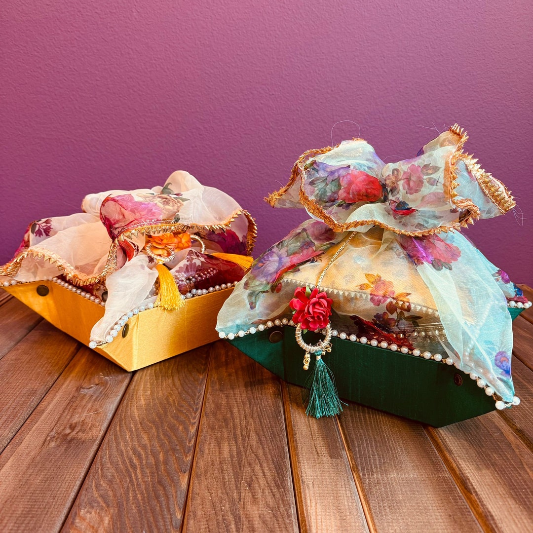 Potli Box, Potli Basket, Mithai Basket, Indian Wedding Favor, Wedding ...