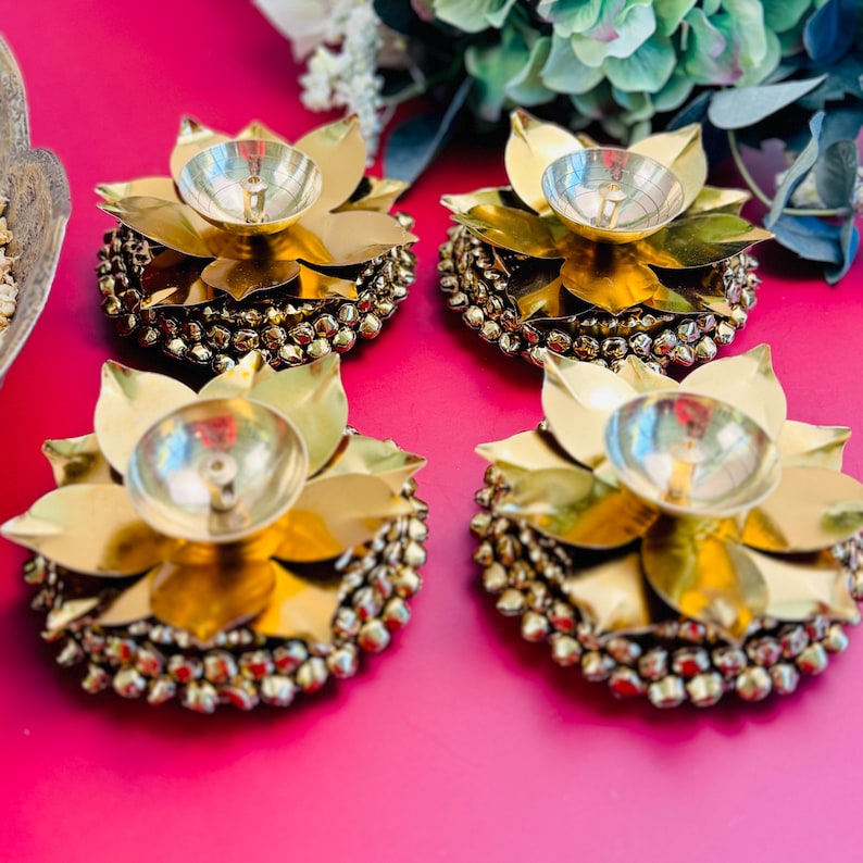 Indian Diya, Pooja Return Gift, Diwali Gift, Indian Tea Lights, Diwali ...