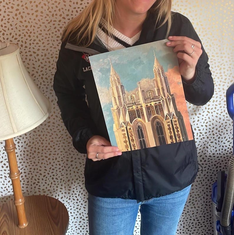 Boston College Art Print | Gasson Hall - Etsy