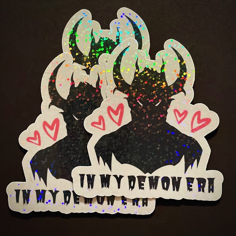 In My Demon Era, Book Stickers, Demon Love - Etsy