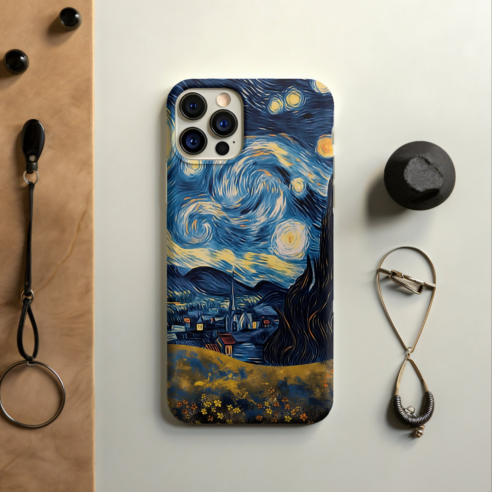 IPhone 15 Van Gogh Starry Night Phone Case, iPhone 15 Pro Max, iPhone ...