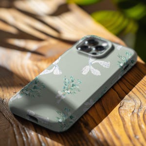 Sage Green Bow iPhone Case, Coquette Collage iPhone Phone Cases ...