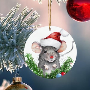 Christmas Mouse - Etsy