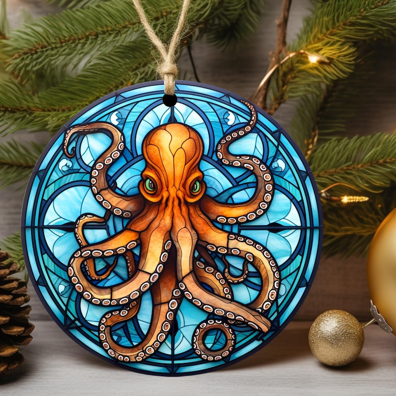 Octopus Decoration - Etsy