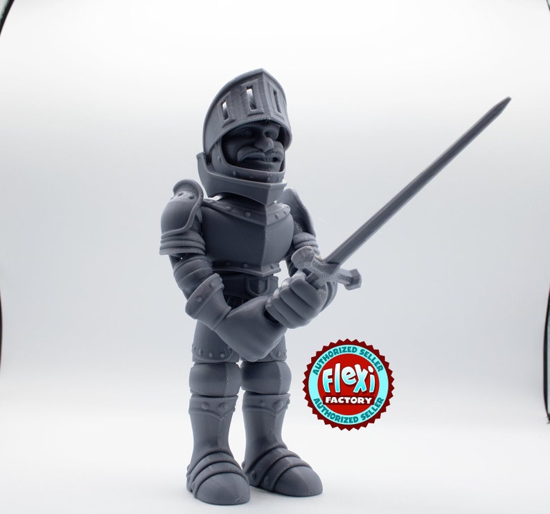 Flexi Factory 3D Printed Knight - Etsy Flexi Factory 3D Printed Knight - Etsy