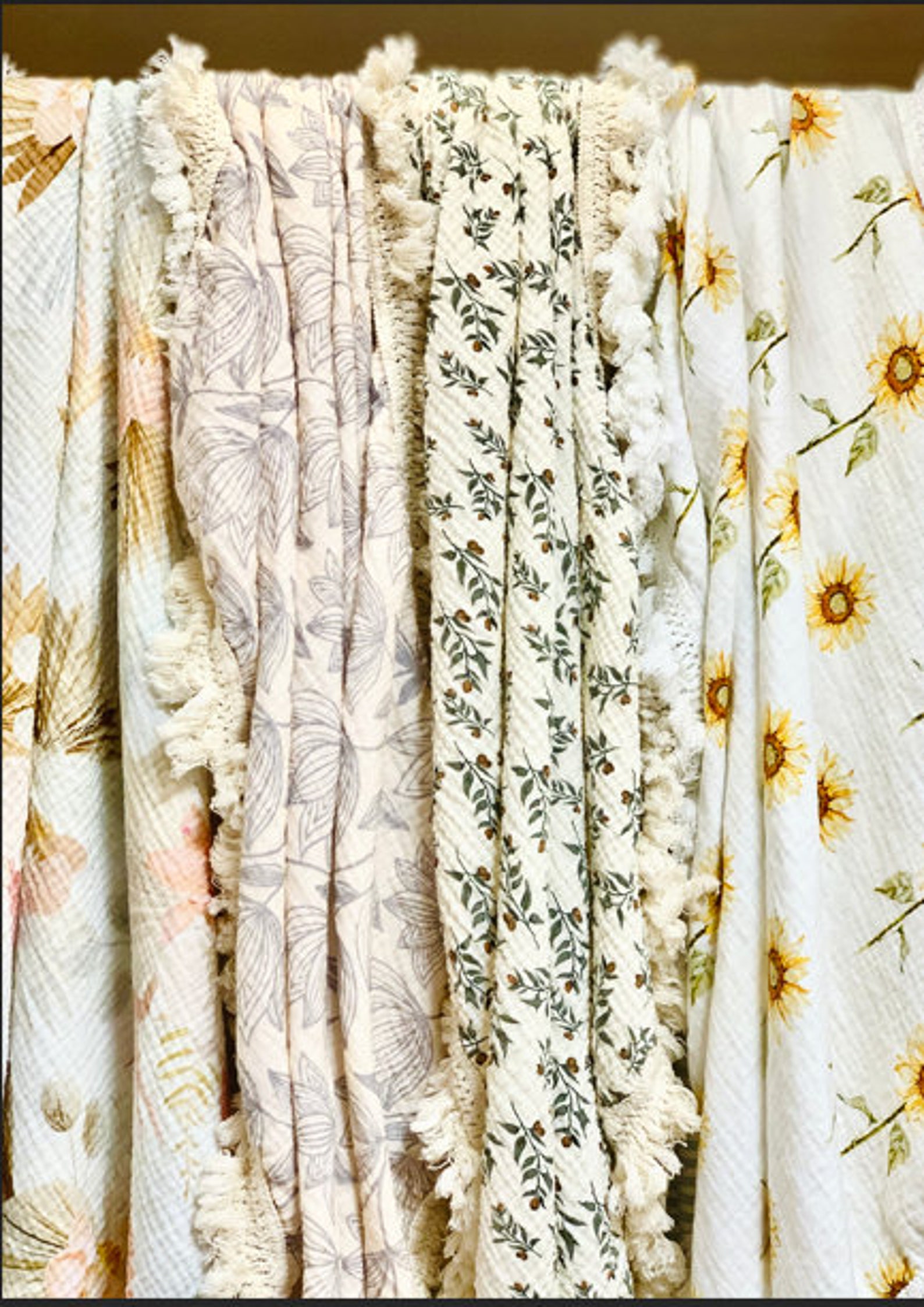 100% Organic Muslin Water Lily Wrap - Etsy