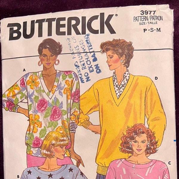 80s Sewing Pattern - Etsy