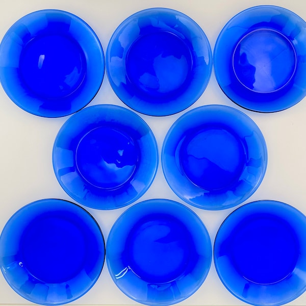 Cobalt Blue Plate - Etsy