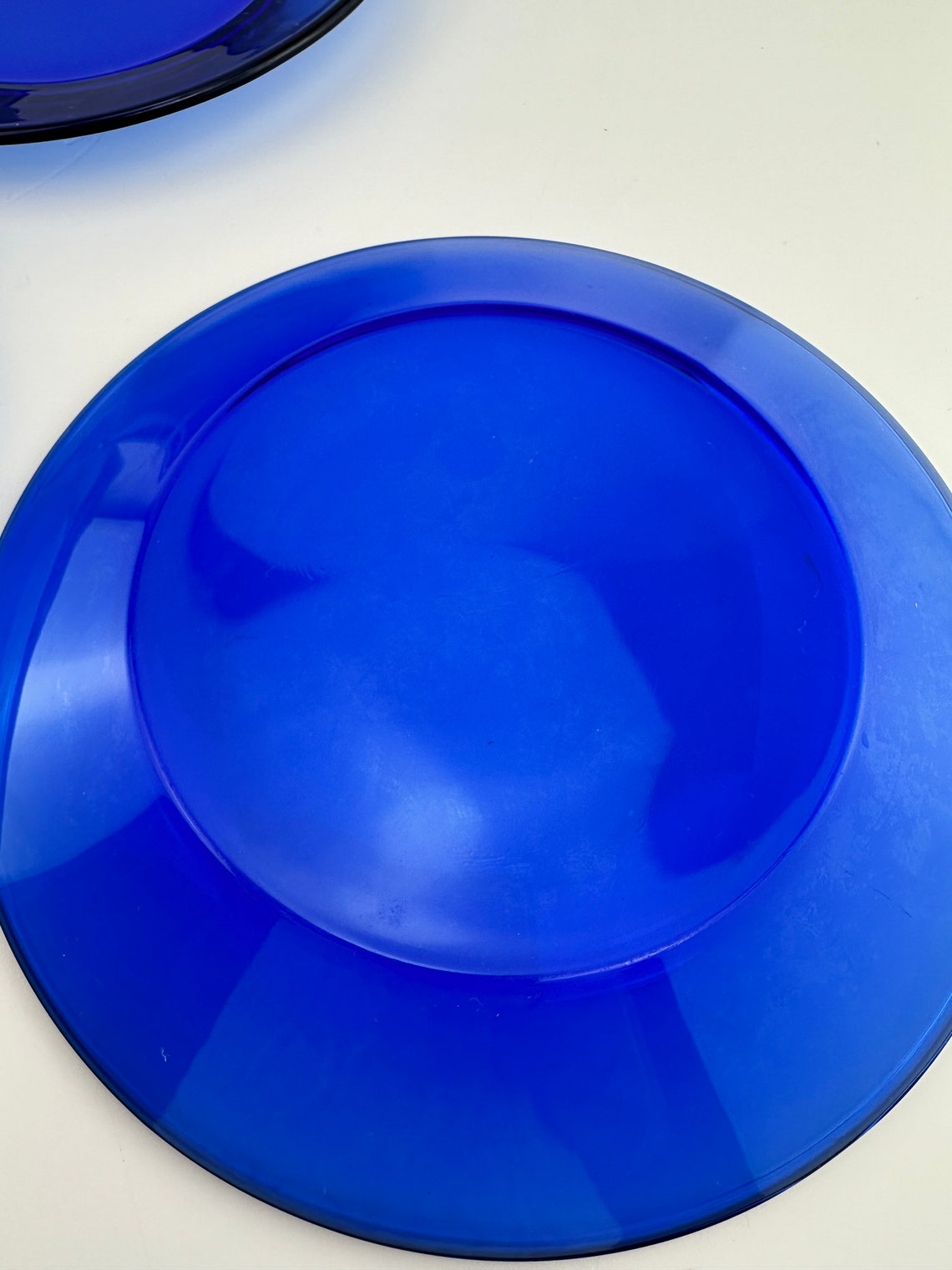 Vintage MCM Cobalt Blue Plates, Set of 9, Mid Century Party - Etsy