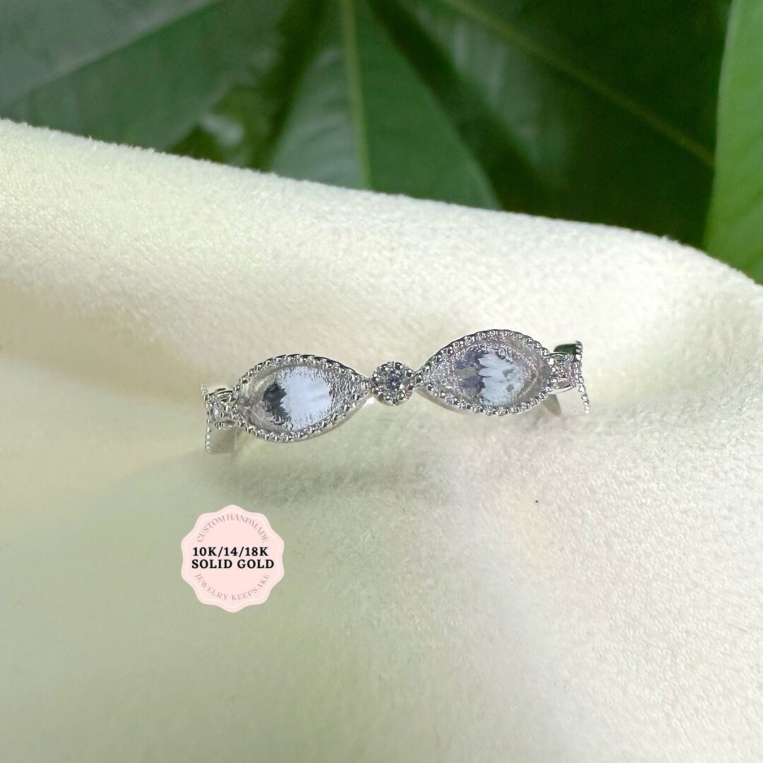 DIY Solid Gold Breastmilk Ring Multi-birthstone Stackable - Etsy