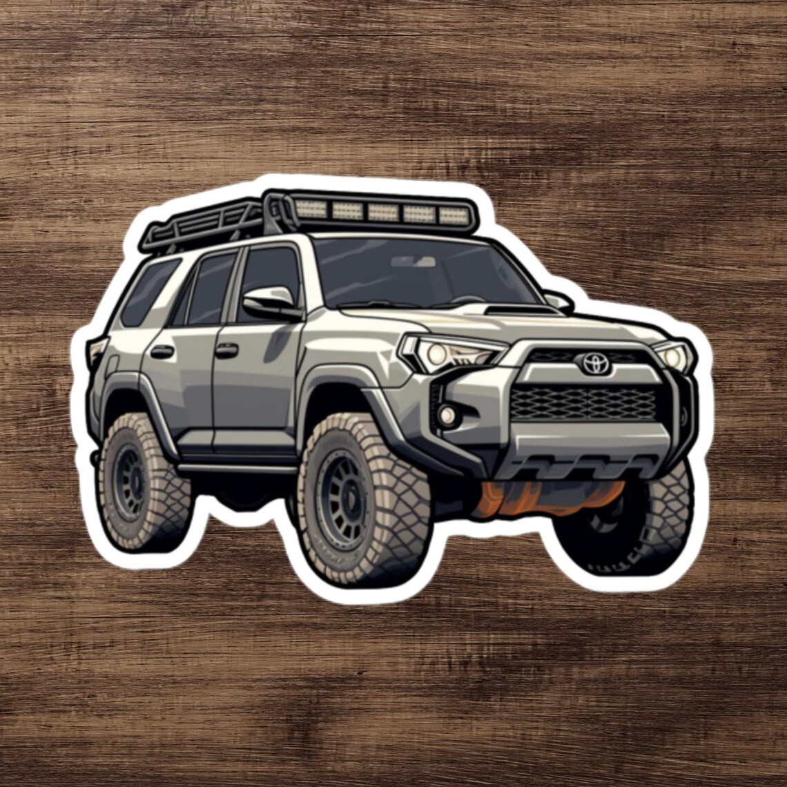 4runner Iconic | Toyota 4runner Sticker Grey | Water Bottle | Notebook ...