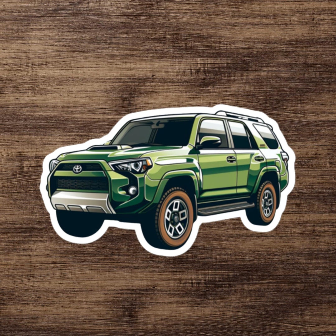 4runner Iconic Toyota 4runner Sticker Green Water Bottle - Etsy