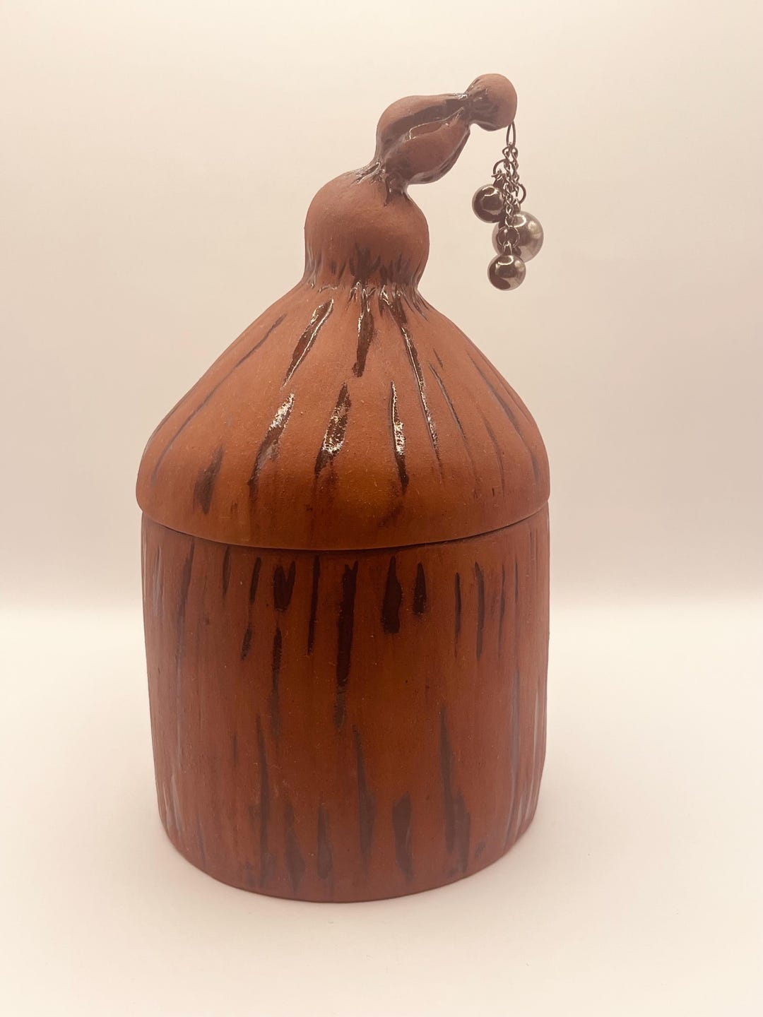 Handmade Red Earth Clay Jar With Lid - Etsy