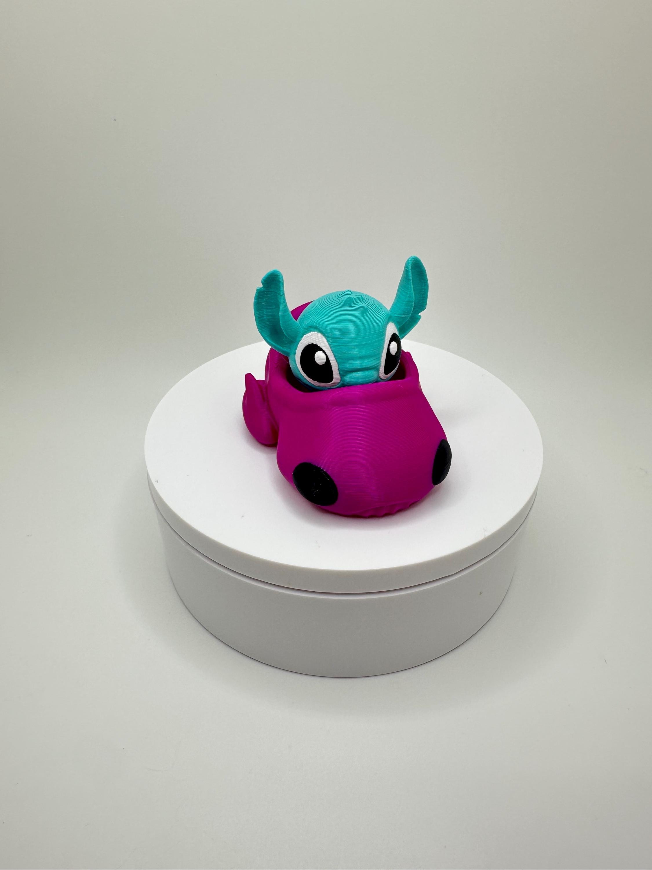 3D Printed Stitch Car Clicker: Custom Dashboard Fidget Toy - Etsy