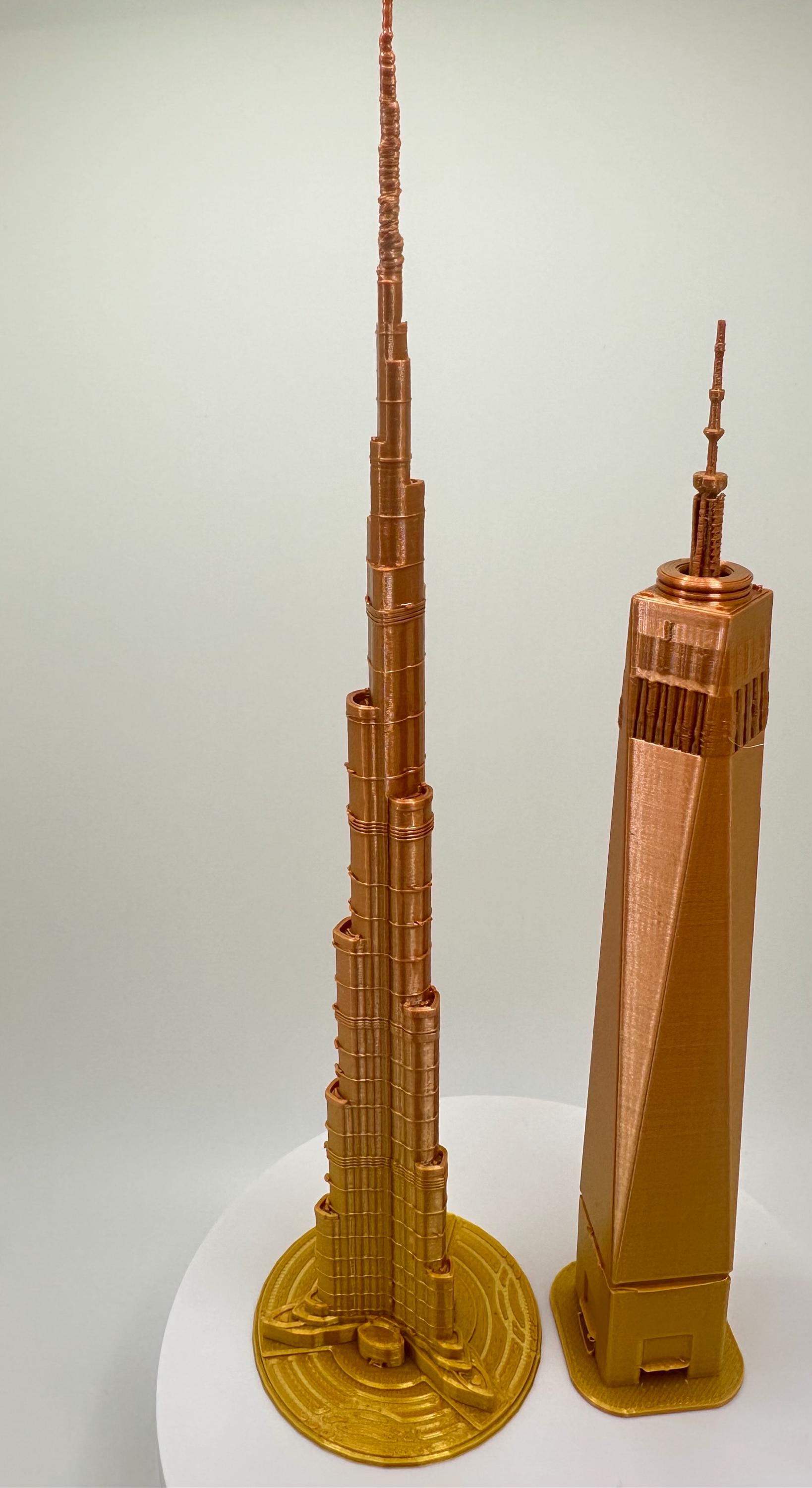 Custom 3D Printed Famous Buildings & Landmarks | Skyscraper Models ...