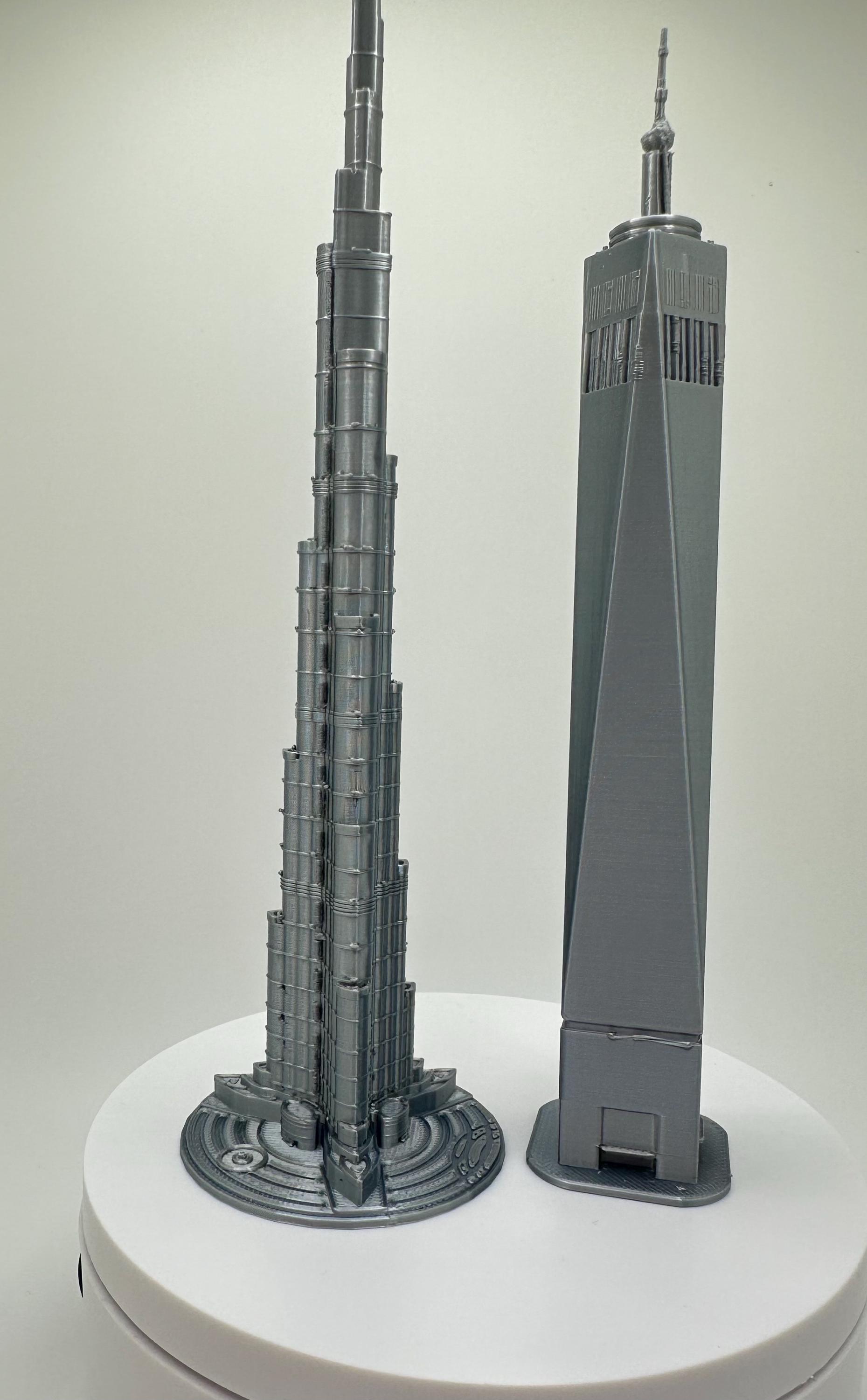 Custom 3D Printed Famous Buildings & Landmarks | Skyscraper Models ...
