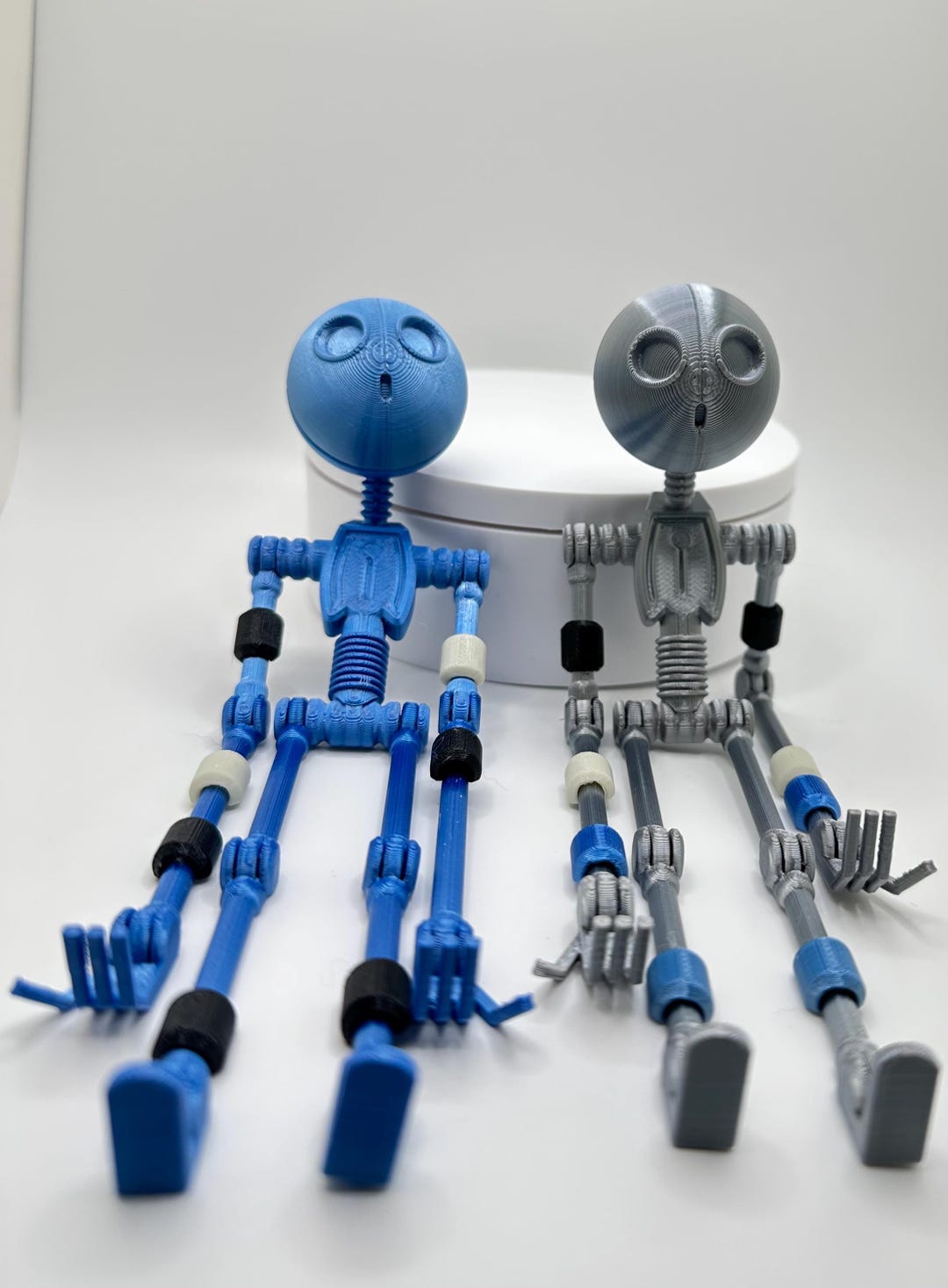 Custom 3D Printed Robot: Posable Desk Buddy & Phone Holder - Etsy