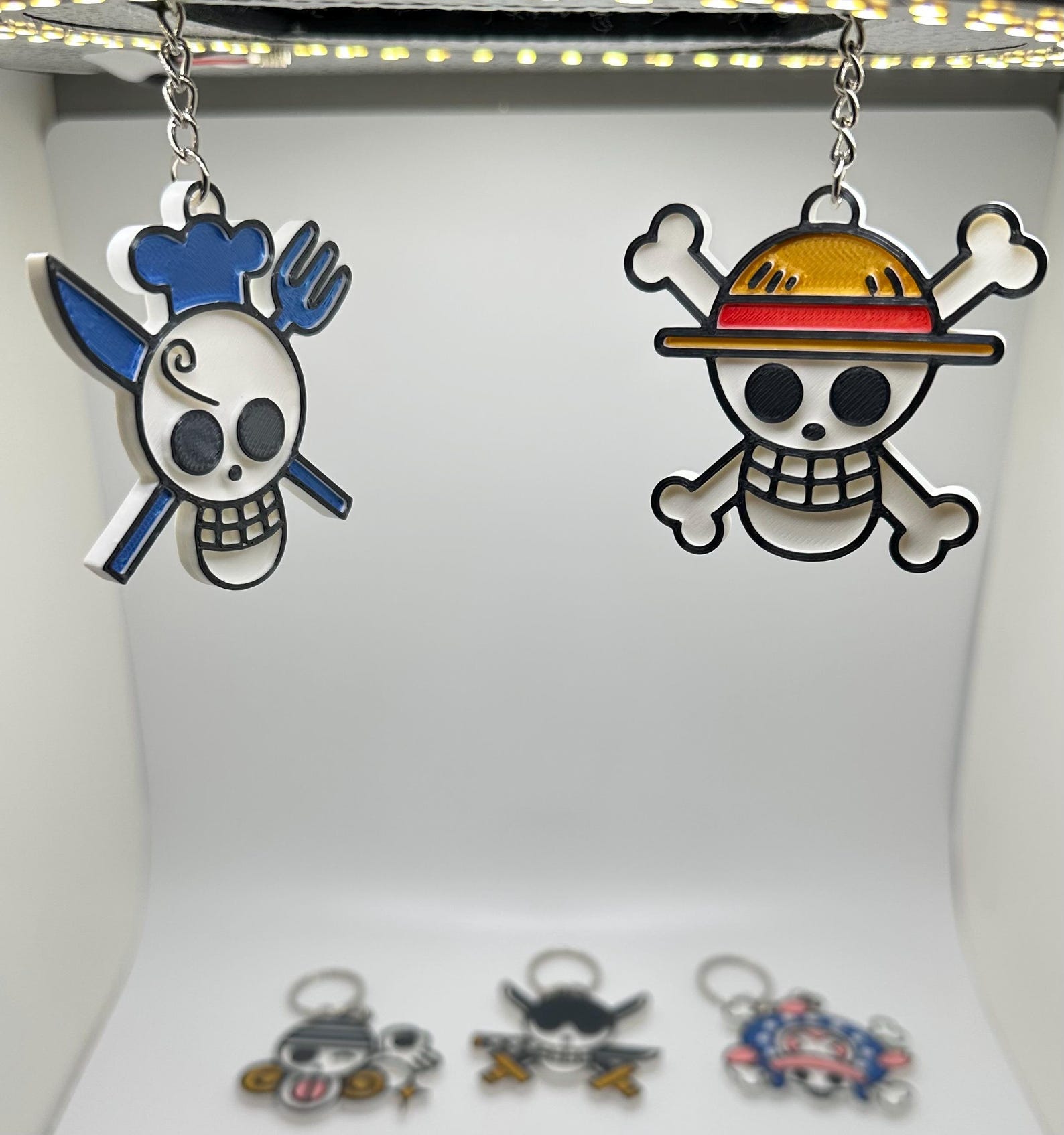 Custom One Piece Keychain: Multi-color 3D Printed Anime Gift - Etsy