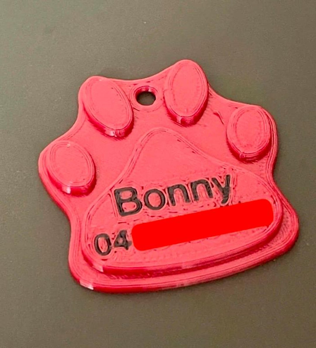 Custom 3D Printed Pet Tag - Personalized Dog ID Tag, Customized Pet ...