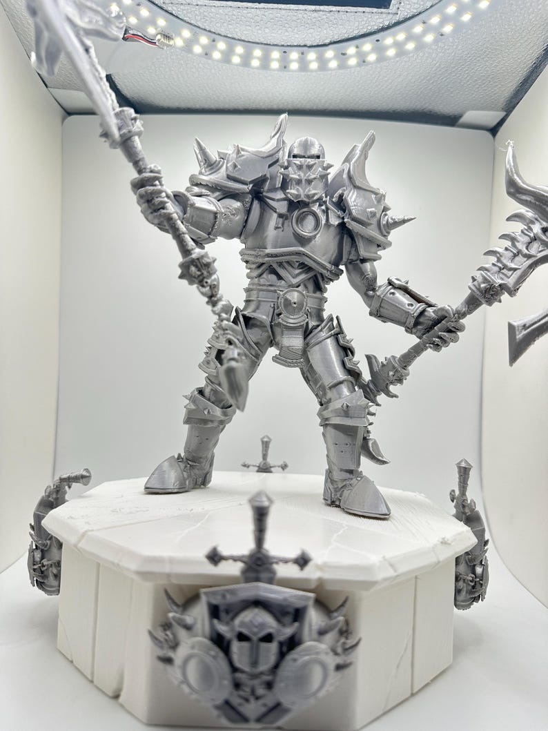 Custom 3D Printed Orc Warrior Miniature: Wow-inspired, Any Class - Etsy