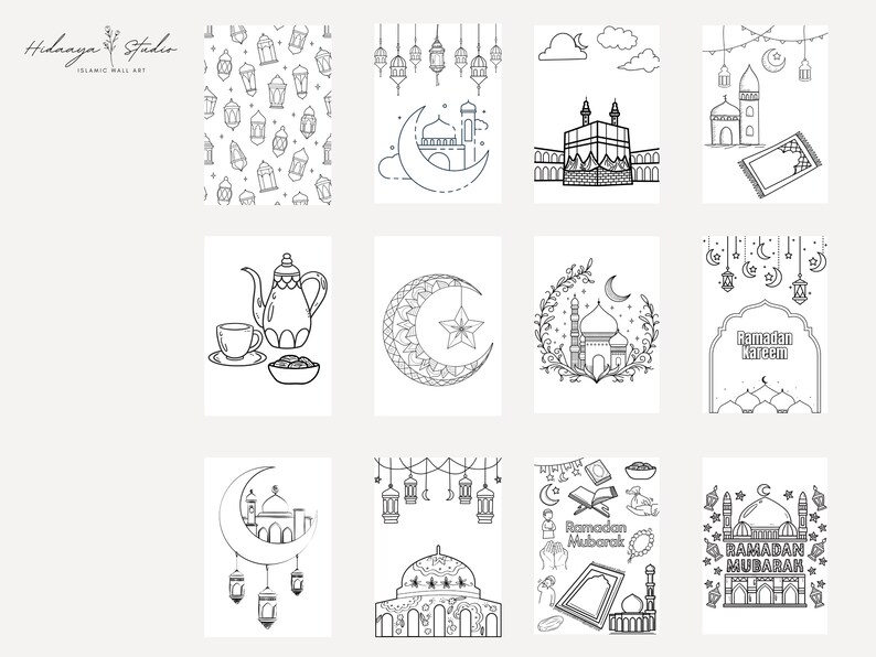 Ramadan Coloring Pages for Kids Ramadan 2023 Ramadan Activities for ...