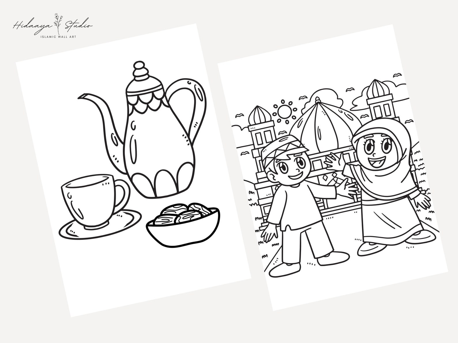 Ramadan Coloring Pages for Kids | Ramadan 2023 | Ramadan Activities for ...